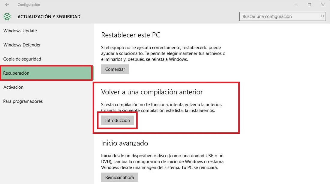 Como Restaurar O Recuperar Windows 10 Volver A Una Version Anterior Images Como Restaurar O Recuperar Windows 10 Volver A Una Version Anterior Images